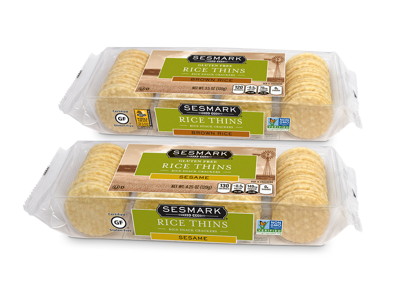 Sesmark Rice Thins Brand Packaging Refresh | SPARKS Design